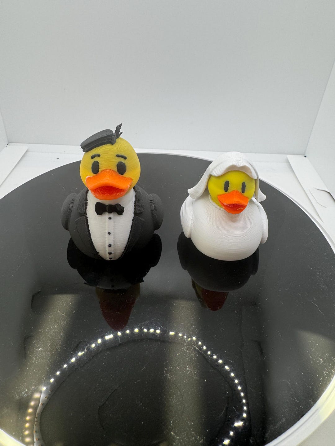 3D Printed Wedding Ducks – Bride / Groom Set | Wedding, Bridal Shower ...