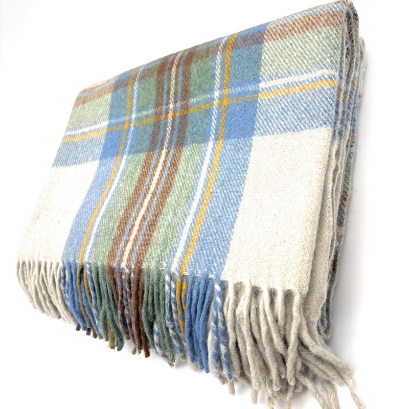 Scottish Merino Blanket - Etsy UK