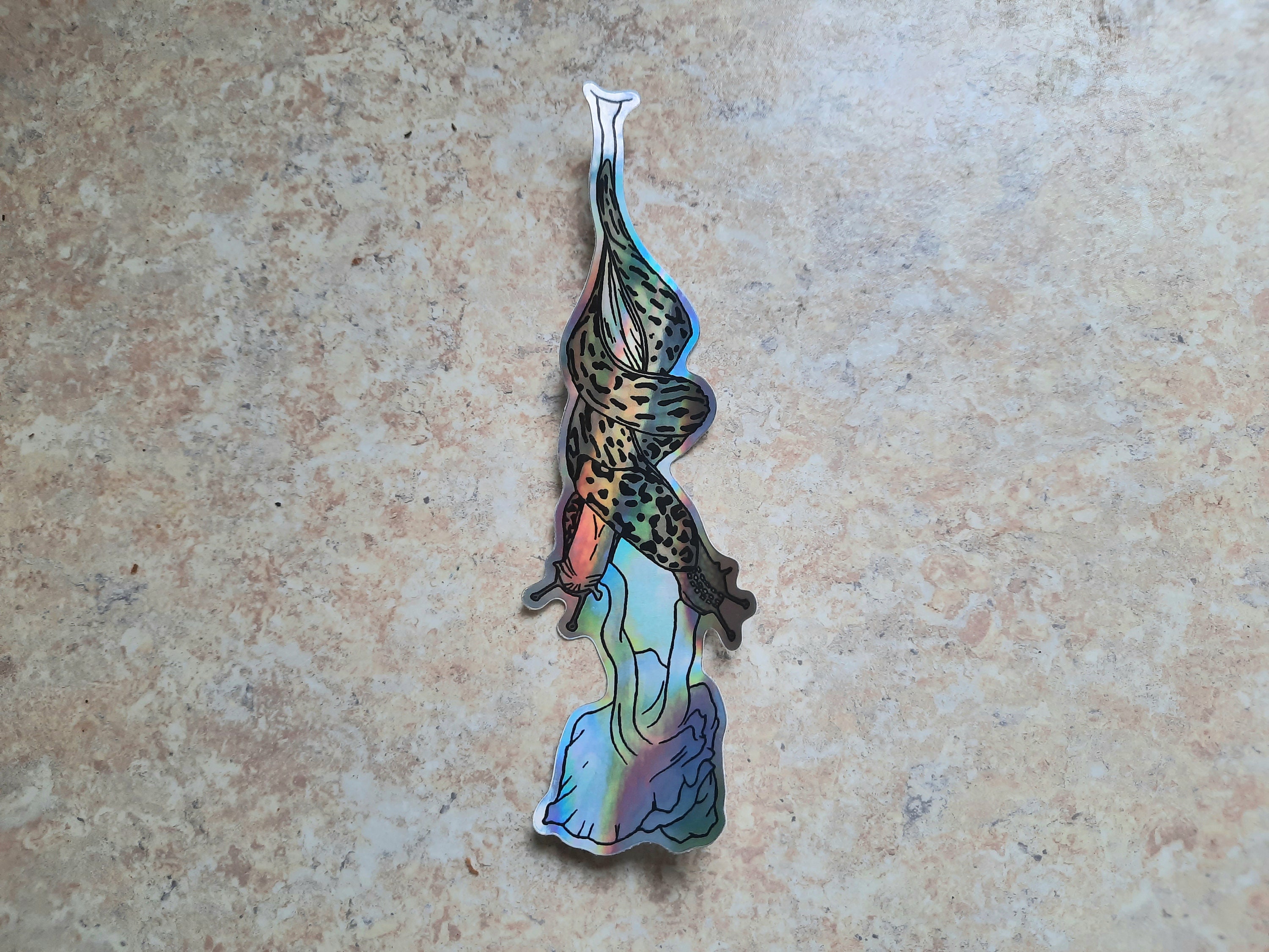 Holographic Slugs Mating Vinyl Sticker - Etsy