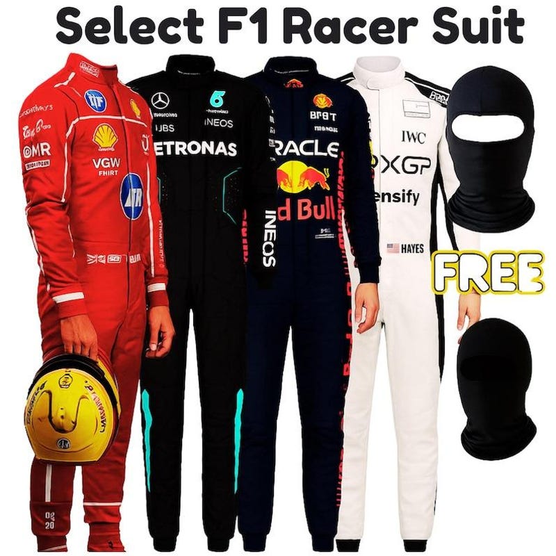 F1 Driver Costume Women - Etsy