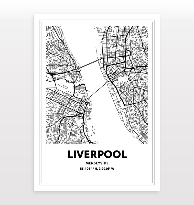 Two Personalised Street Map Posters – Custom Coordinates & Location Art ...