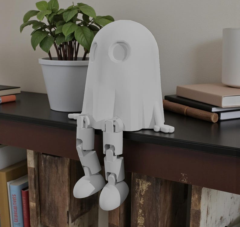 Articulated Halloween Ghost Toy STL File: Flexi 3D Print Model (digital ...
