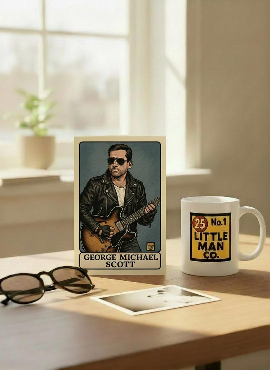 George Michael Scott - Blank Inside A6 Greeting Card – Retro Pop ...