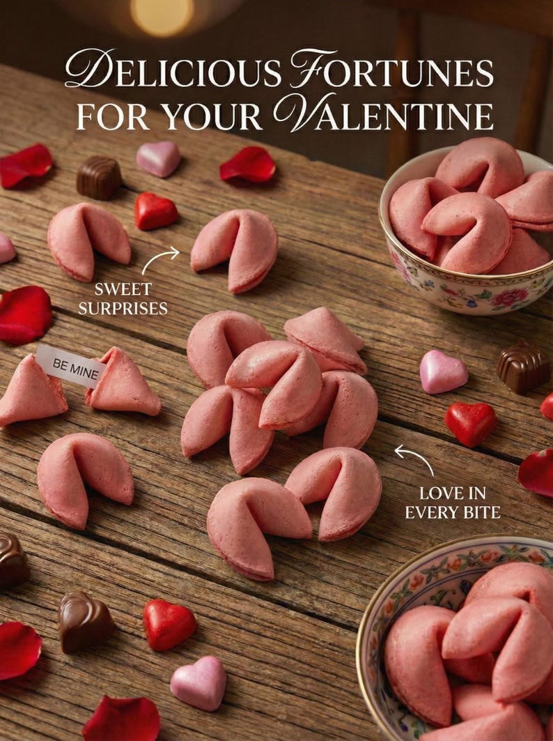 Valentines Day Fortune Cookies | Love Message Cookies | Classroom ...