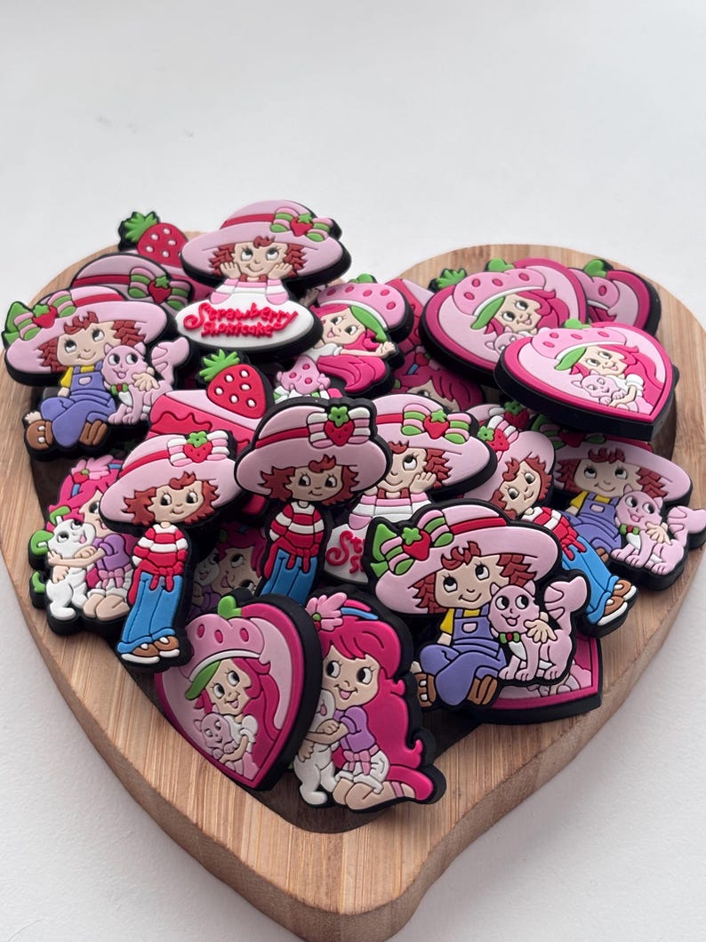 Strawberry Shortcake Croc Charms -5* 10pieces - Etsy
