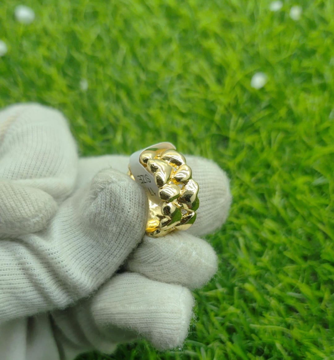 Designer Ring 18K Yellow Gold Ring: Minimalist Wedding Jewelry Party ...