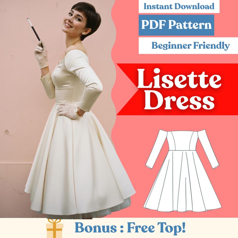1950s Long Sleeve Pattern - Etsy