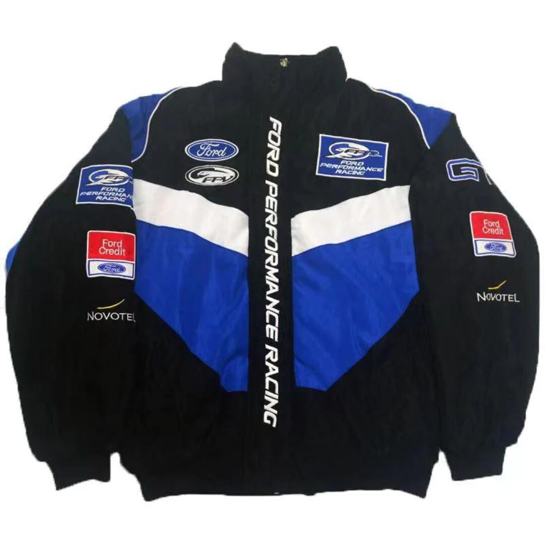 Blouson aviateur Ford Racing classique - motif brodé vintage - Etsy France