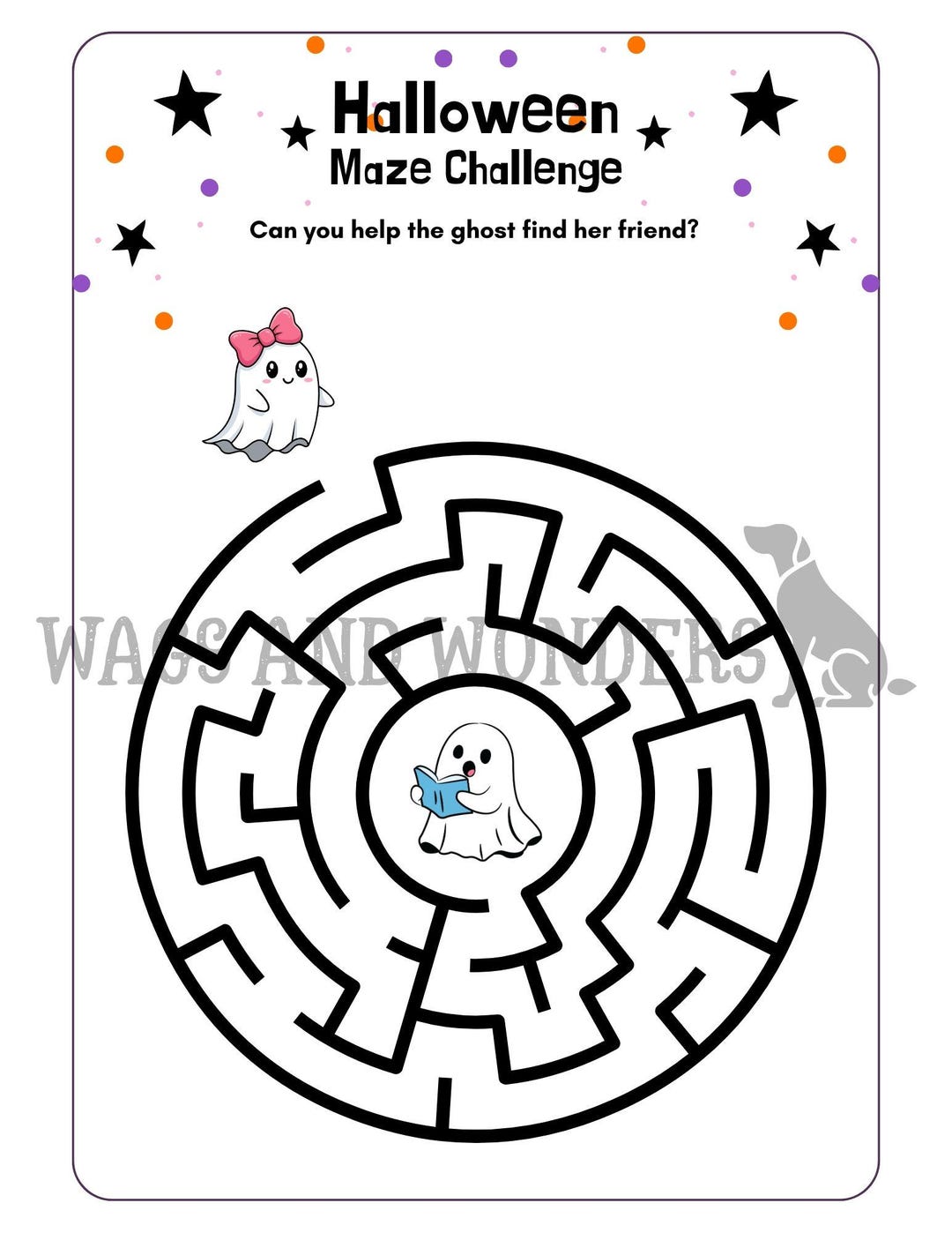Halloween Activity Worksheets Bundle: Games, Maze, Craft (PDF) - Etsy UK