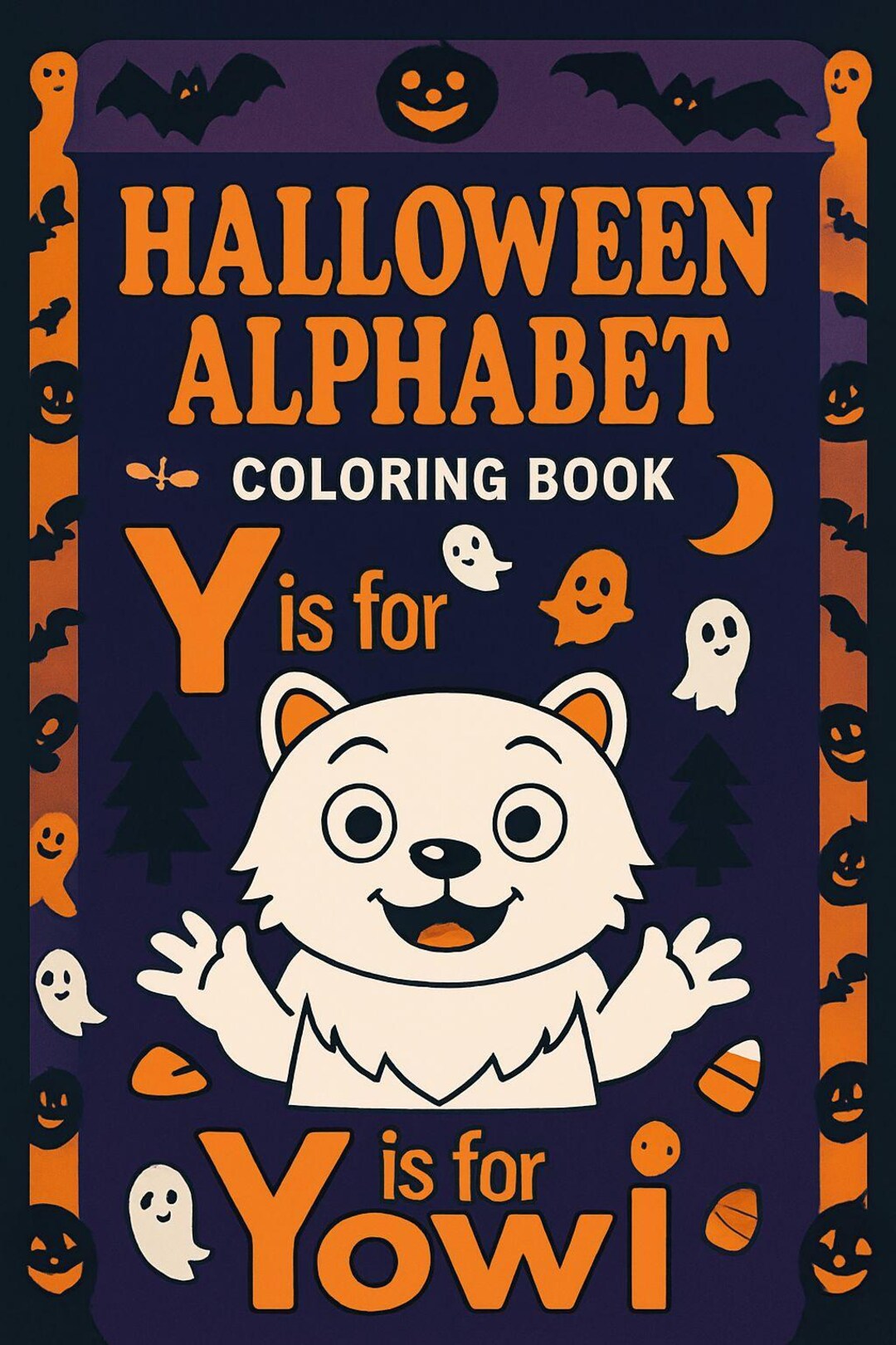 Halloween ABC Coloring Book for Kids: Spooky Alphabet Learning - Etsy