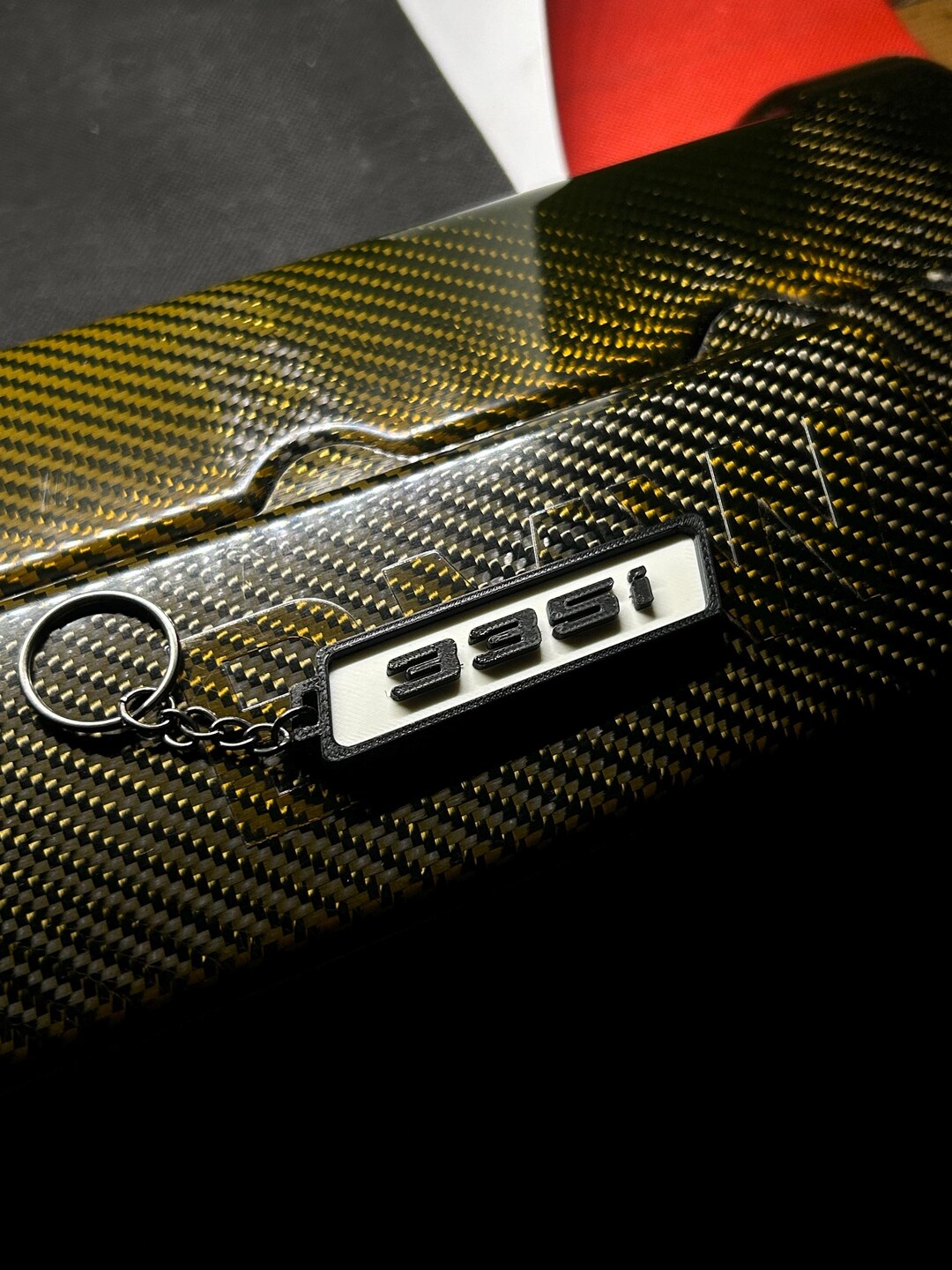 BMW 335i Keychain: 3D Printed Car Badge Keyring - Etsy