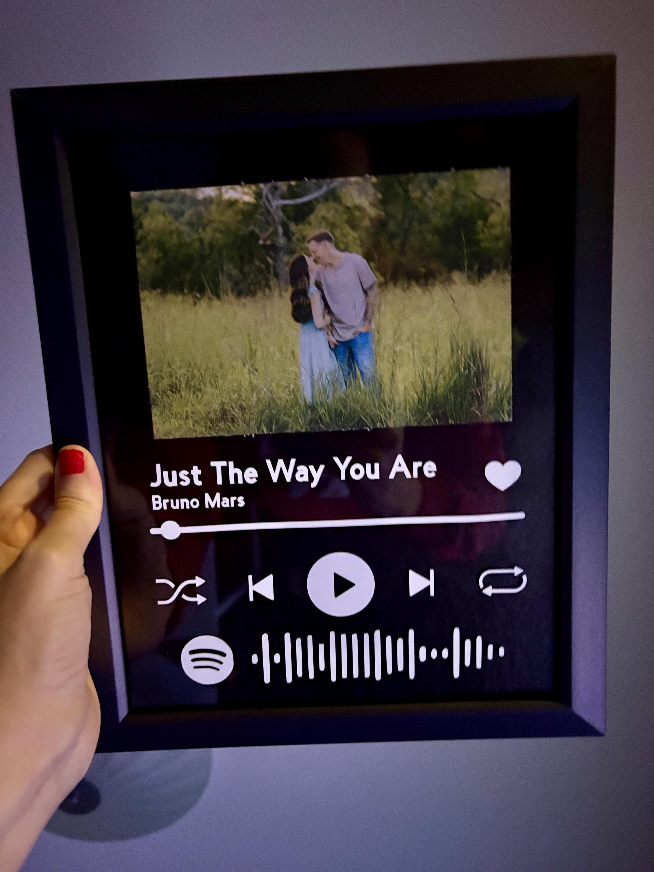 Custom Spotify Song Photo Frame – Personalized Music Plaque - Etsy