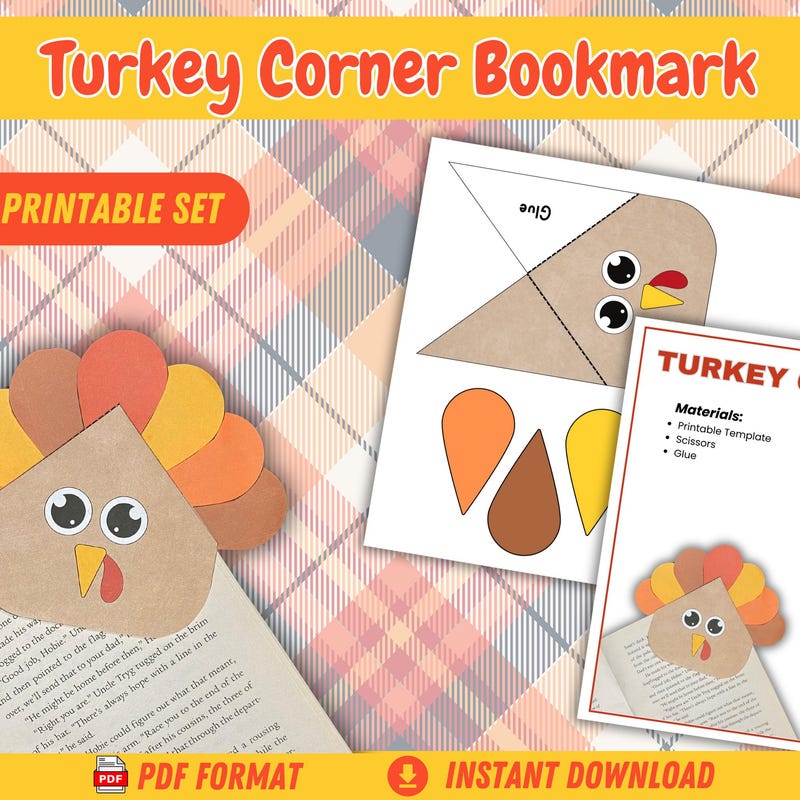 Corner Bookmark - Etsy