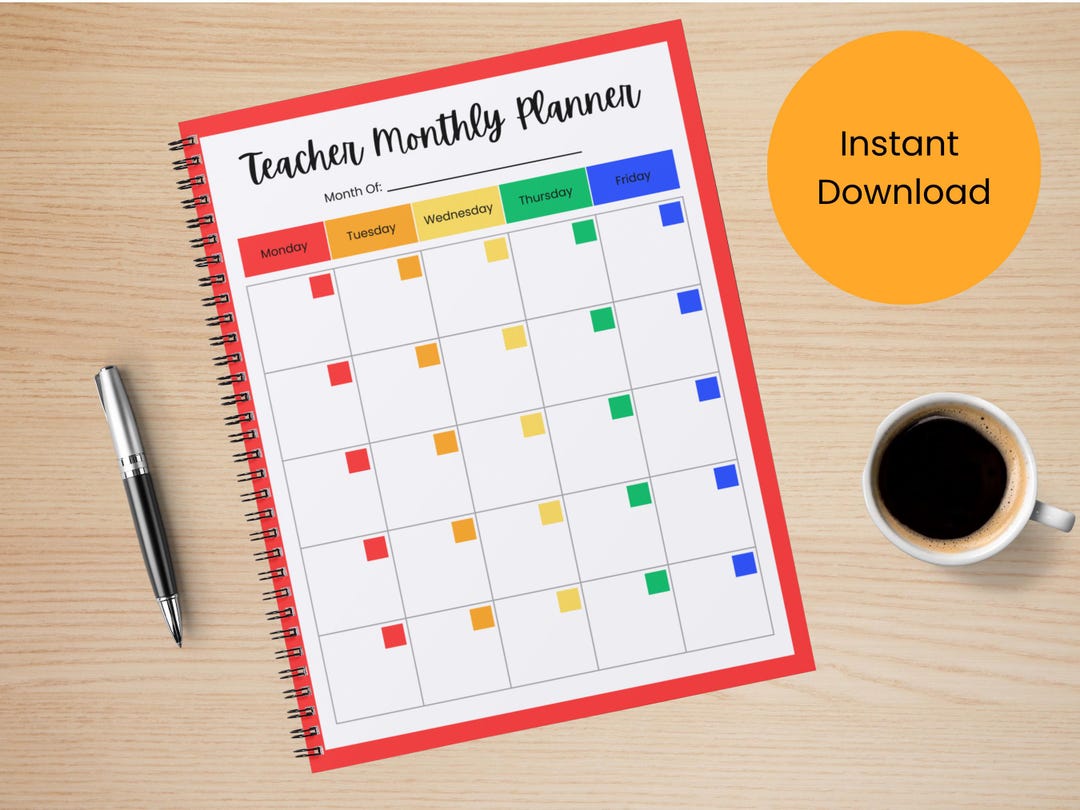 Ultimate Teacher Planner | Editable Daily, Weekly & Monthly Lesson Plan ...