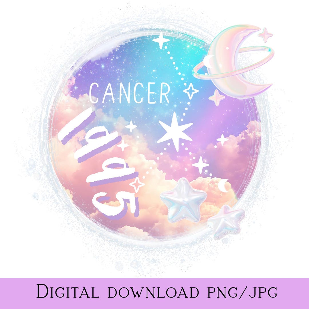 Cancer Zodiac Sign • Birth Year 1995 • Pastel Galaxy Astrology ...