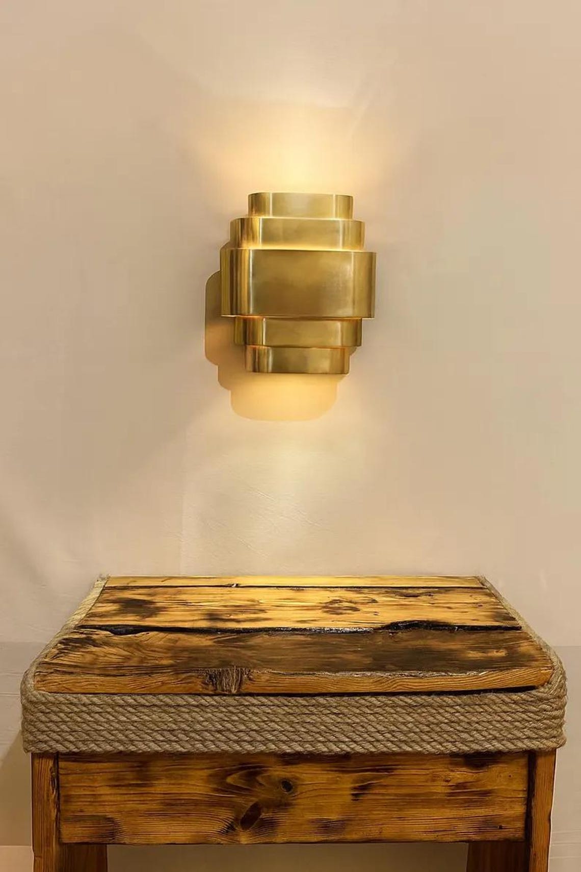 Handmade Art Deco Wall Sconce – Luxury Designer Wall Light for Living ...