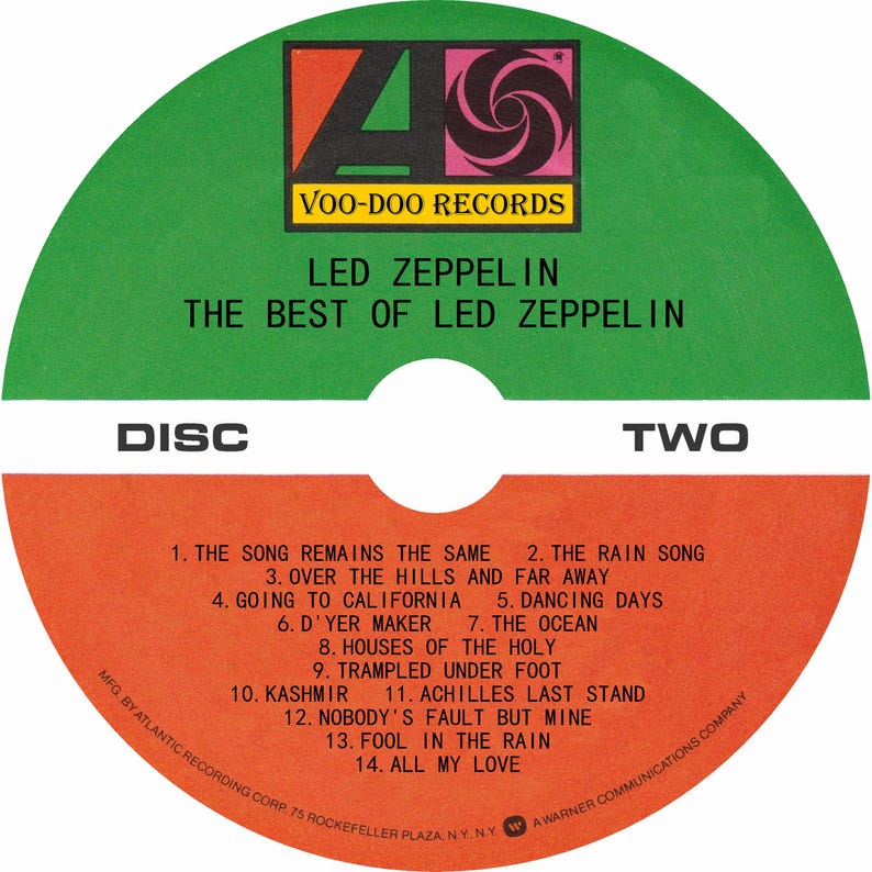 Led Zeppelin - Best of 2-CD Greatest - Ultimate Collection Kashmir ...