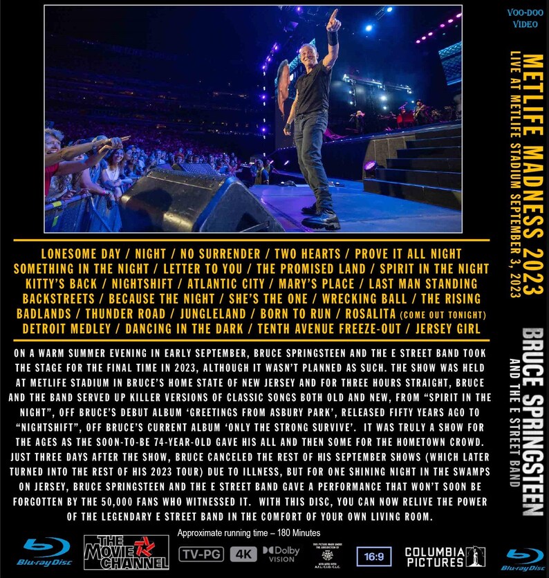 Bruce Springsteen - Metlife Madness 2023 Live 9/3/23 Final Show of 2023 ...