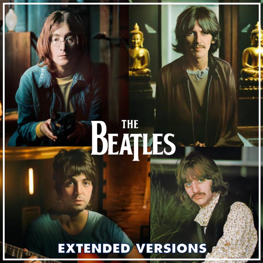 The Beatles Extended Versions 2024 2-CD- Long Unedited Versions New ...