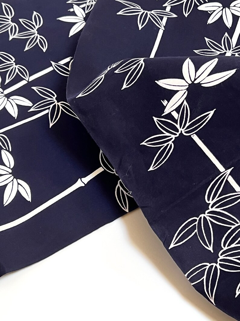 Indigo Blue and White Yukata Cotton Kimono Fabric Unused Bolt by the ...