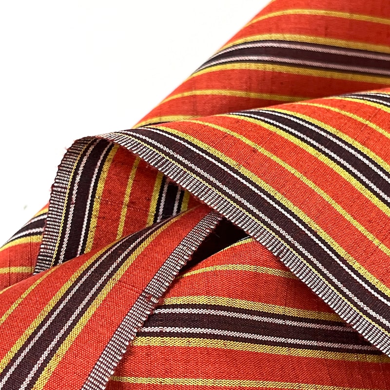 Stripe Silk Fabric - Etsy