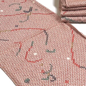 Colorful Pink Silk Kimono Fabric Japanese Vintage Silk - Etsy