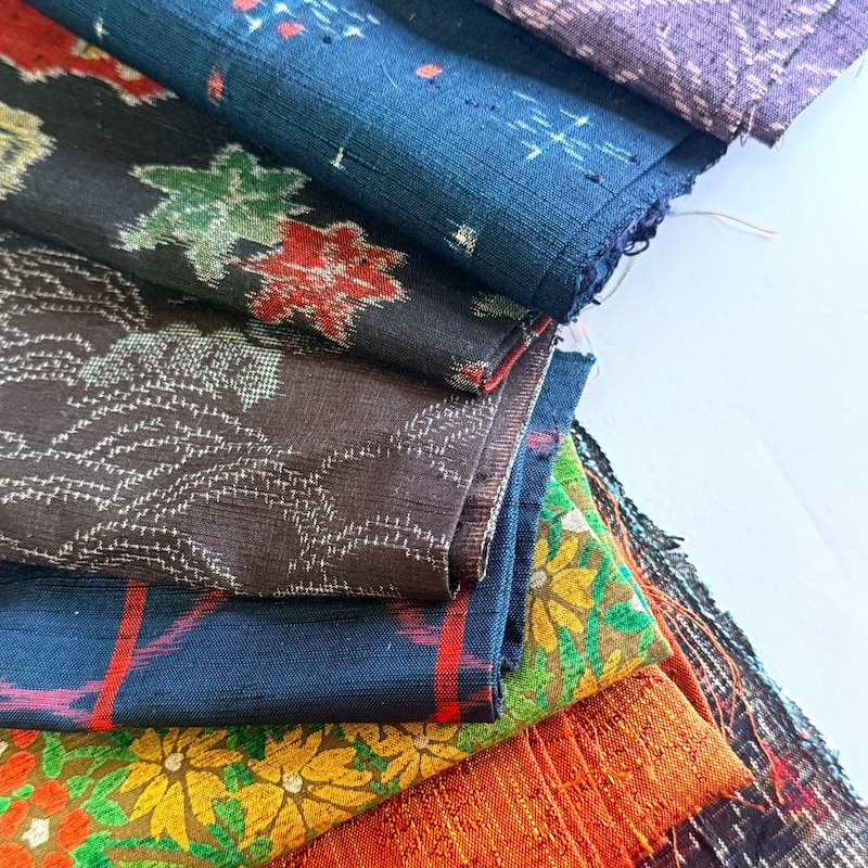Japanese Fabric Offcuts - Etsy