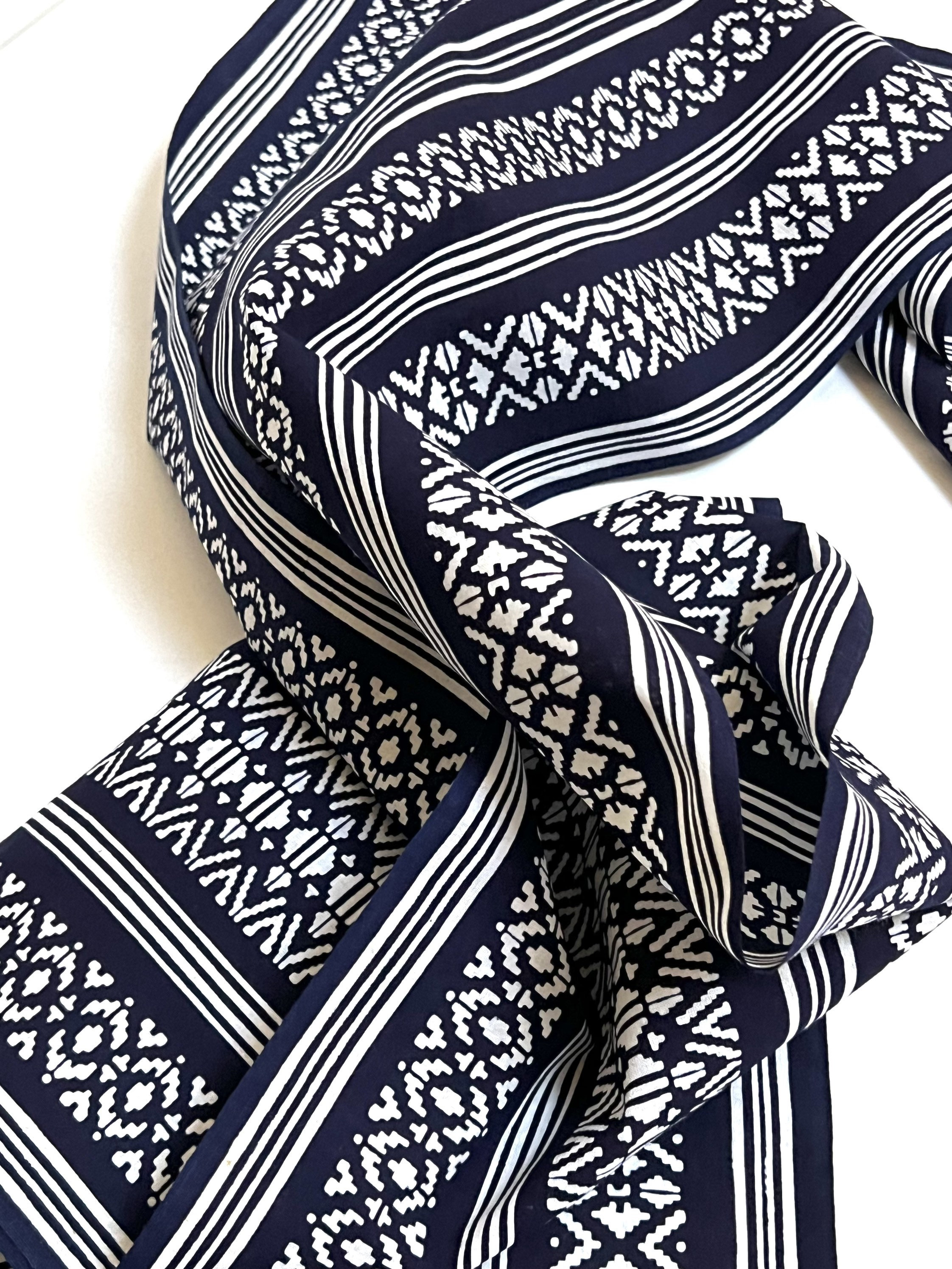 Indigo Blue and White Yukata 100% Cotton Kimono Fabric Bolt by the Yard ...