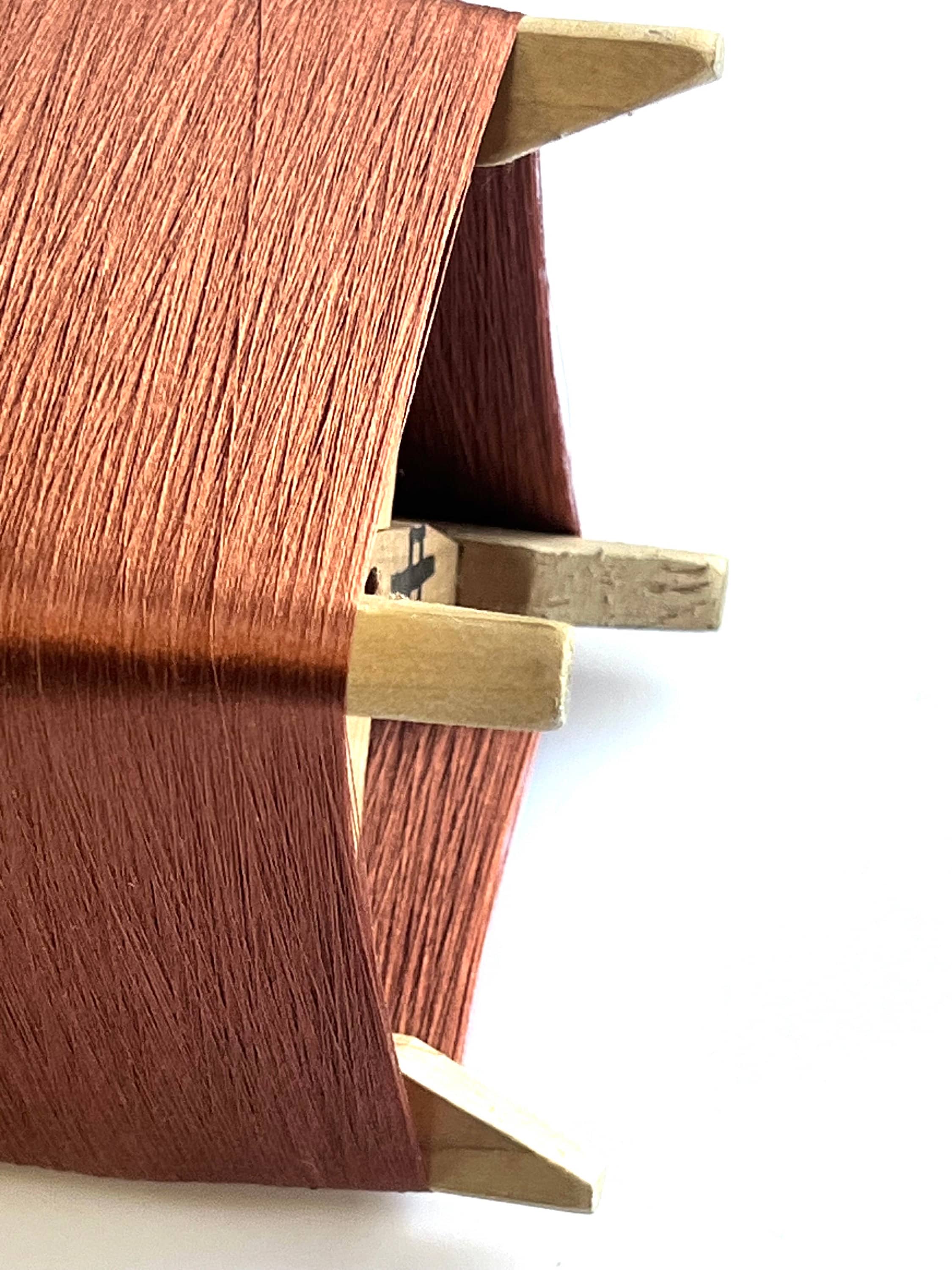 Vintage Japanese ITOMAKI Wooden Weaving Spool Silk Bobbin. Golden Brown ...