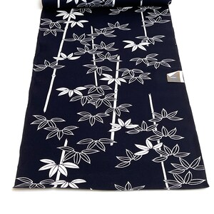 Indigo Blue and White Yukata Cotton Kimono Fabric Unused Bolt by the ...