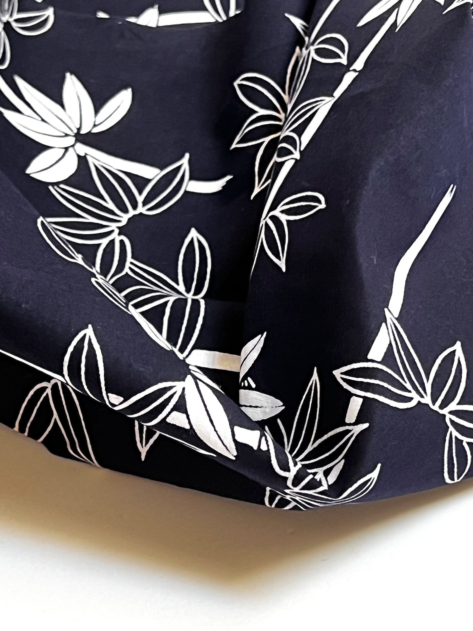 Indigo Blue and White Yukata Cotton Kimono Fabric Unused Bolt by the ...