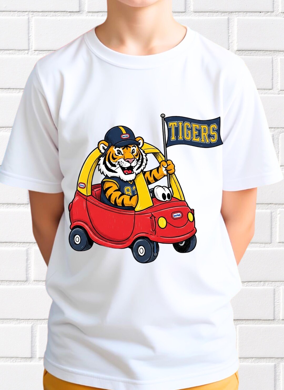 Tigers DTF PNG, Tiger Football Mascot Dtf, Kids Png, Kids Dtf - Etsy