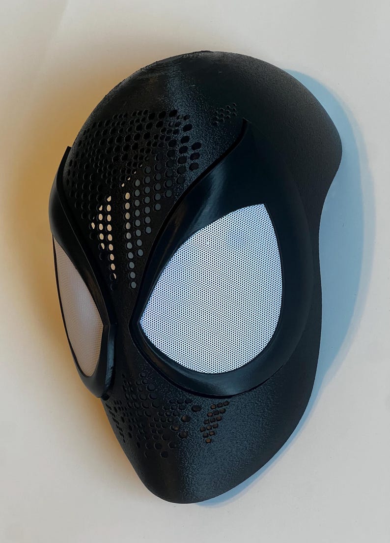 Spiderman Faceshell, Ultimate Faceshell #1, Custom 3D Printed Mask ...