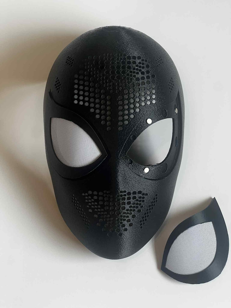 Spiderman Faceshell, Custom C Style, Custom 3D Printed Mask, Magnetic ...