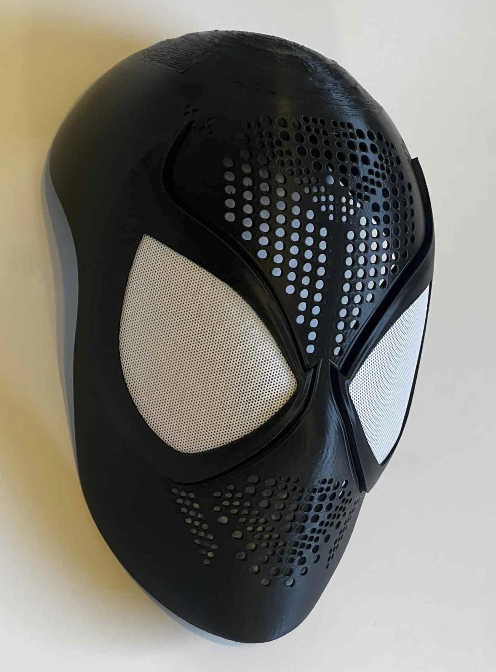 Spiderman Faceshell, Bagley Style, Custom 3D Printed Mask, Magnetic ...