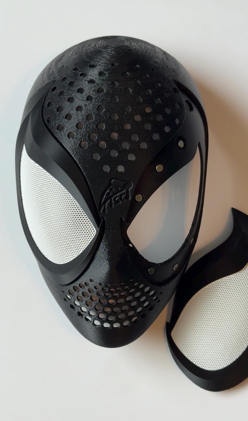 Spiderman Faceshell, Ultimate V2 Style, Custom 3D Printed Mask ...