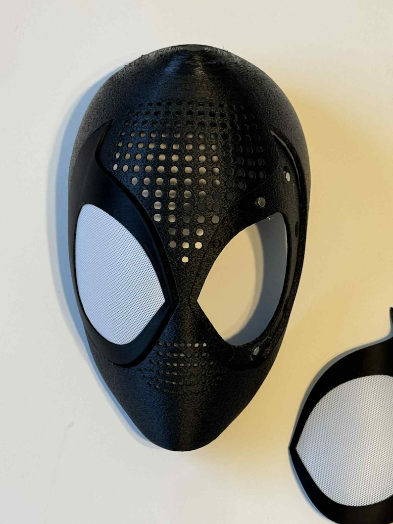 Spiderman Faceshell, Buggy Style, Custom 3D Printed Mask, Magnetic ...