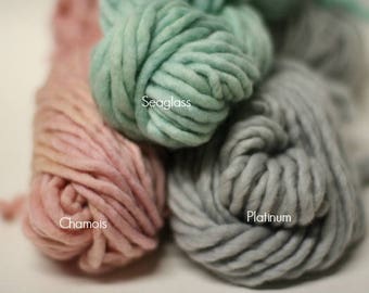 Sp55 Single Ply Bulky Chunky Yarn Hand dyed Fine Merino sp | Etsy