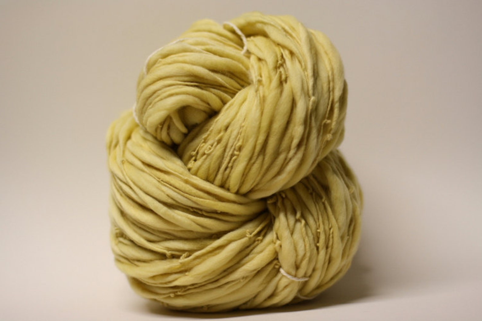 Yarn Thick and Thin Handspun Wool Slub Tts(tm) Merino Hand Dyed One ...