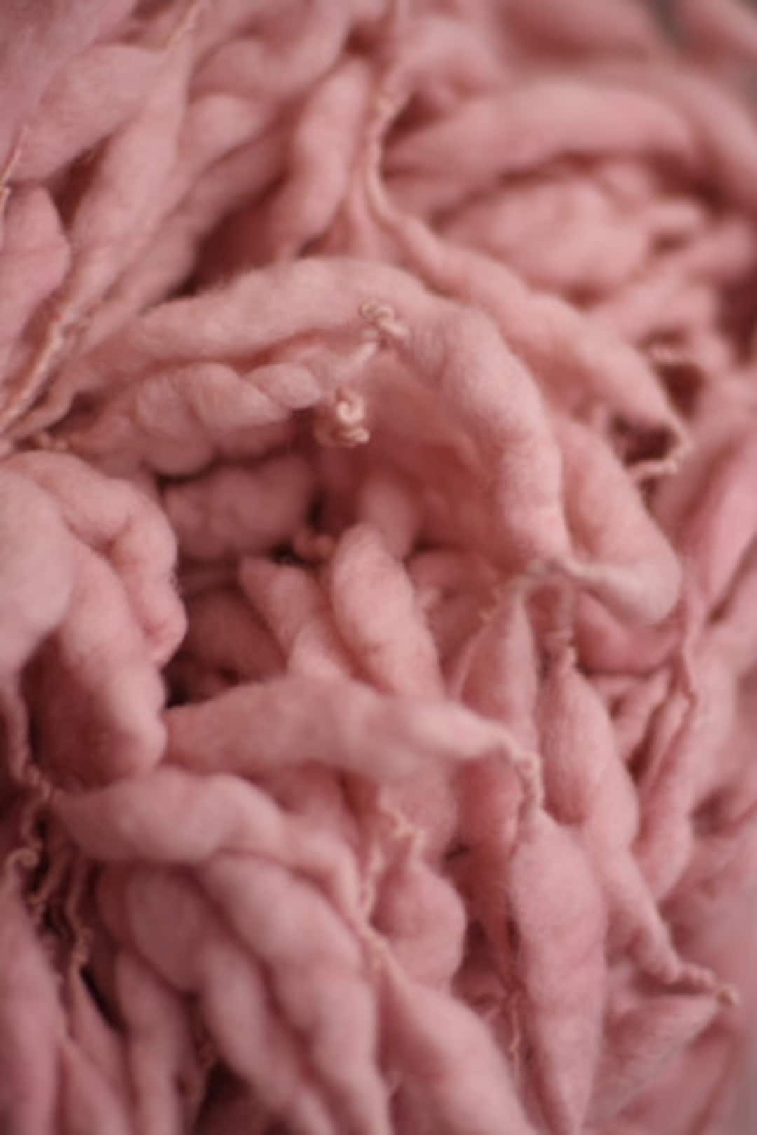 Thick and Thin Merino Handspun Wool Yarn Slub Ttstm Merino Hand Dyed ...