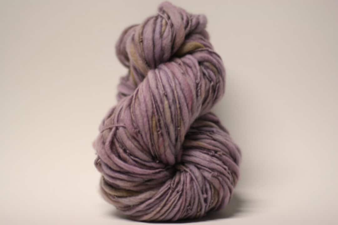 Thick and Thin Bulky Merino Yarn Handspun Wool Slub Hand Dyed Tts(tm ...