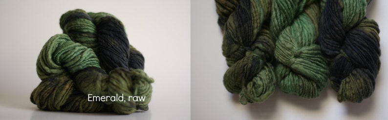 Thick and Thin Merino Yarn Slub Hand Dyed ttstm 66 Mini | Etsy