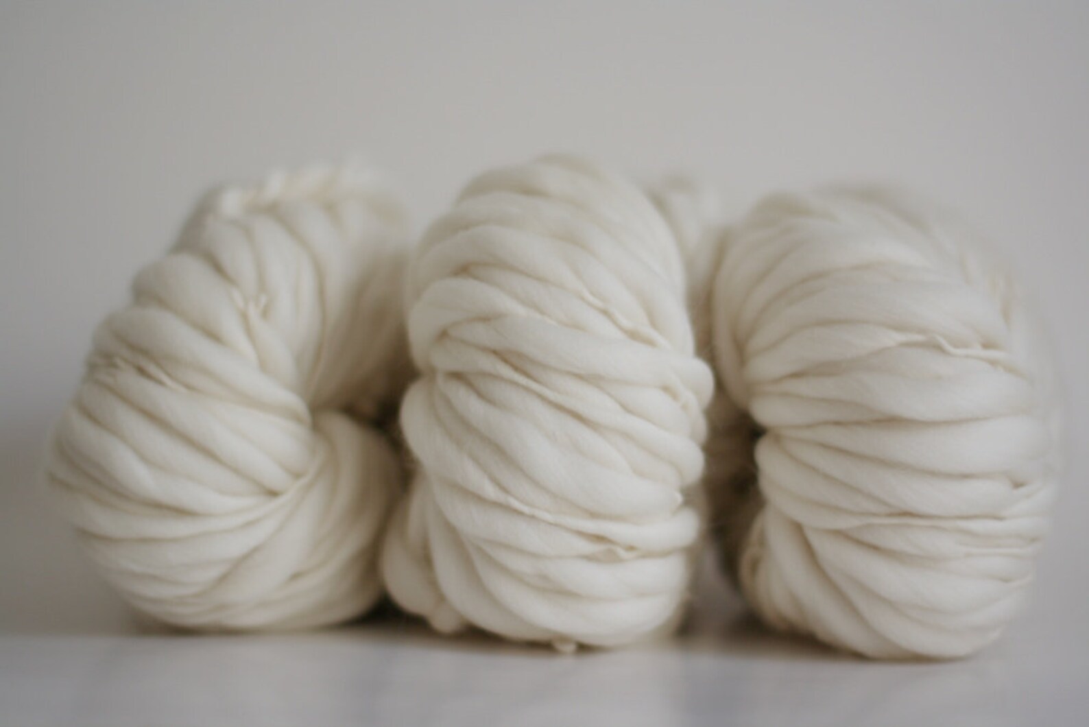Thick and Thin Hand Spun Raw Yarn Base Bare Dyeing Merino Wool - Etsy