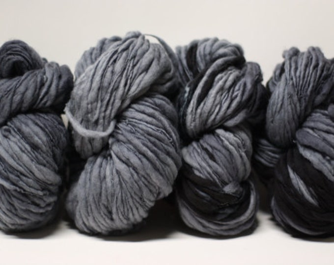 Yarn Thick and Thin Mixed Merino Wool Bulky Hand Spun Wool Slub Hand ...