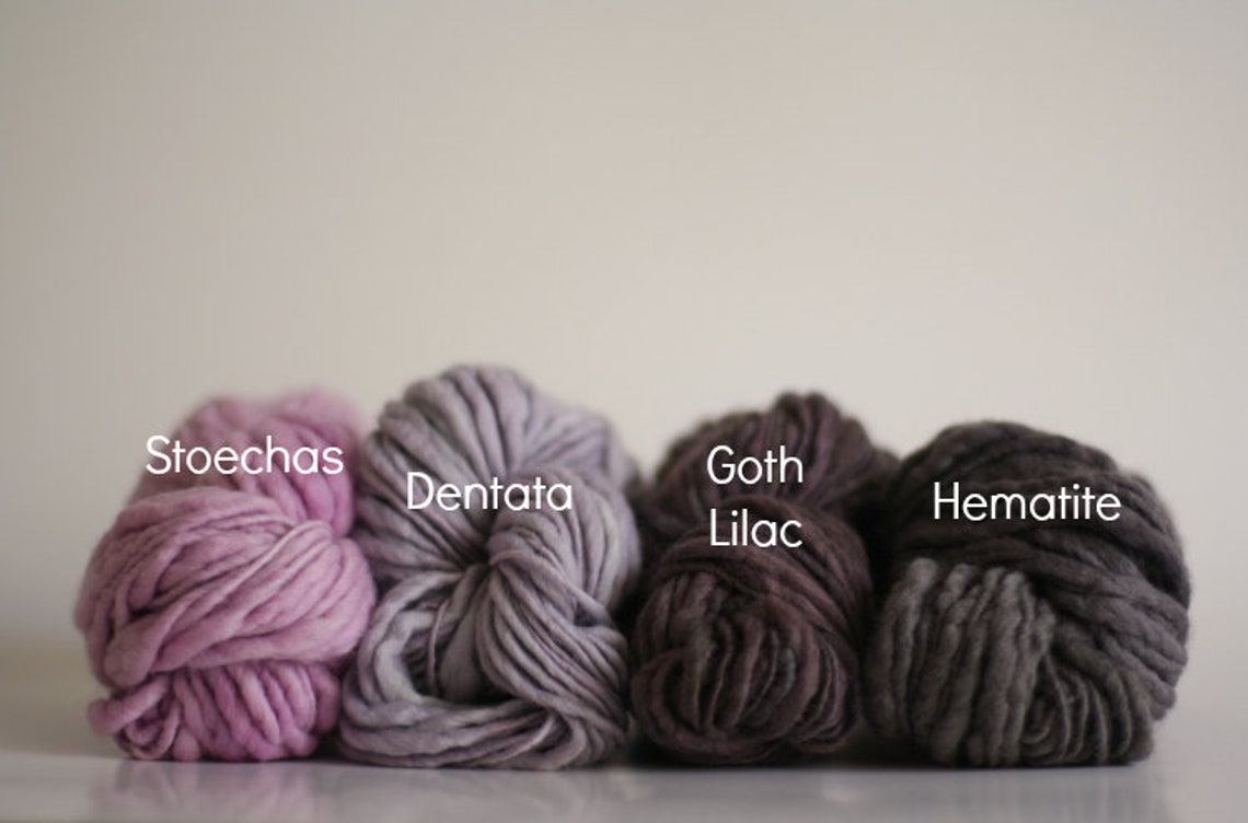 Thick and Thin Merino Yarn Slub Hand Dyed Tts(tm) 66 Mini Skein - Etsy