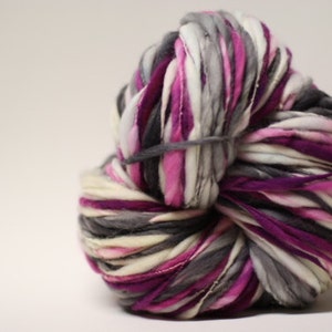 Handspun Wool Yarn Thick and Thin Slub Tts(tm) Hand Dyed Superfine ...