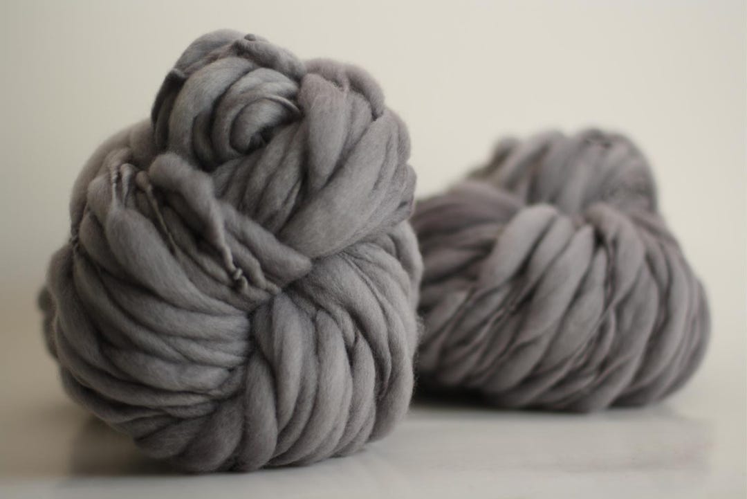 Handspun Thick and Thin Yarn Bulky Wool Slub Hand Dyed Tts™ Super Bulky ...
