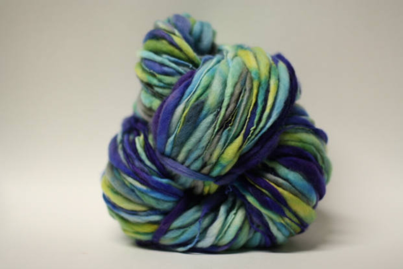 Hand Spun Thick and Thin Yarn Wool Superfine Merino Slub | Etsy