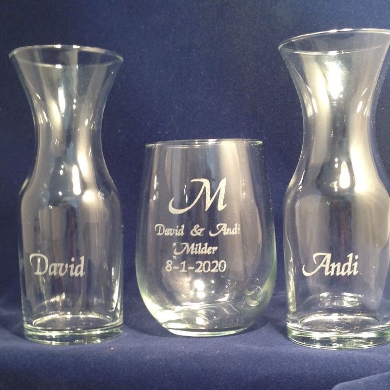 View Three Piece Unity Sets by EngravedMemoriesStr on Etsy