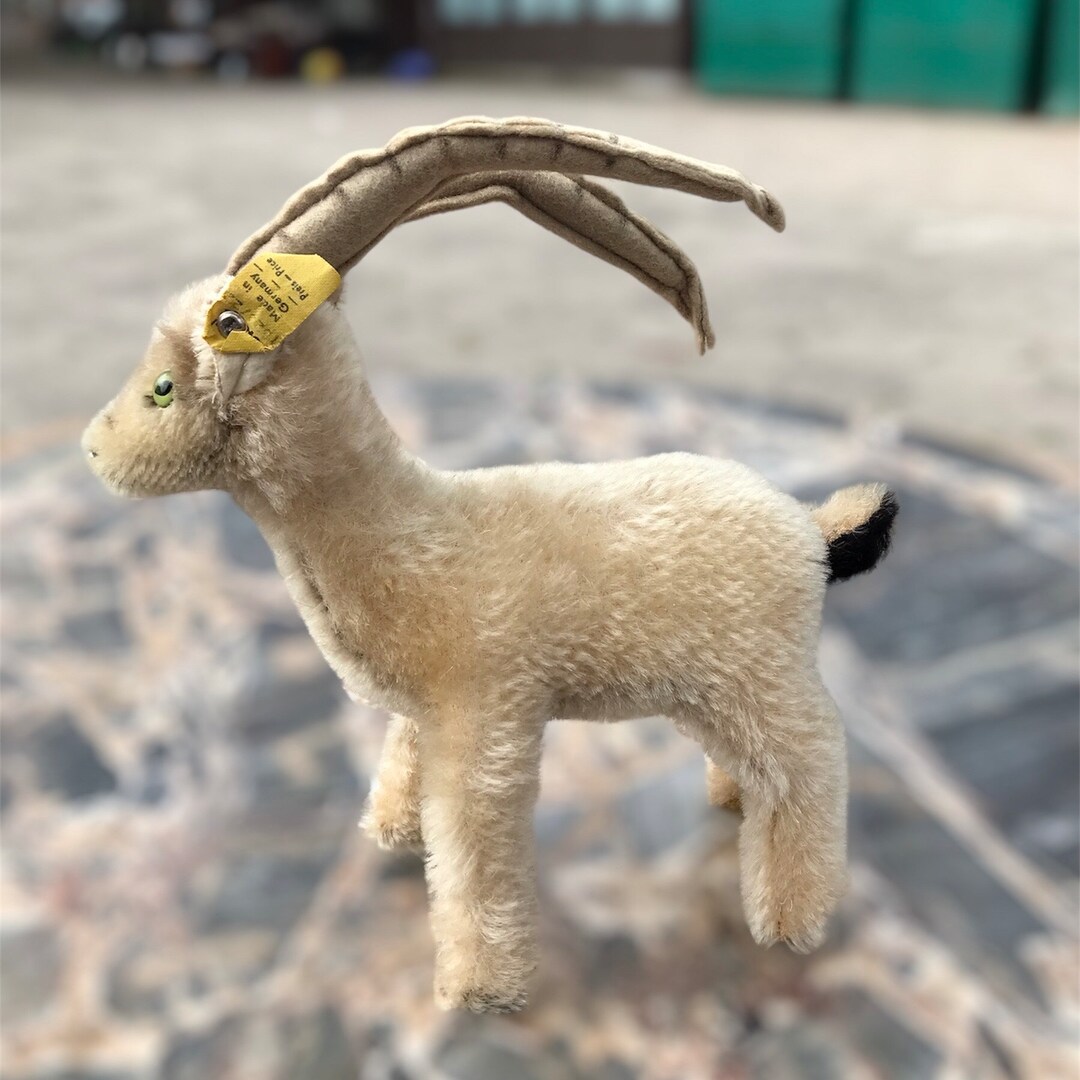 Rare Vintage 70s STEIFF Steinbock Rocky Goat 1620/22 Steiff Rocky ...